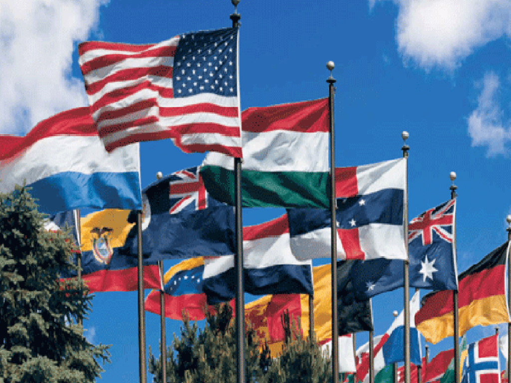 Custom Flags Printing and Design - Swirling Silks